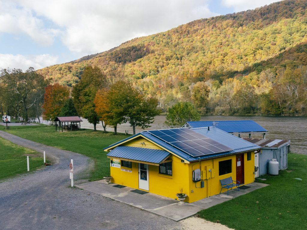 Solar for a Seasonal Business: New River Junction